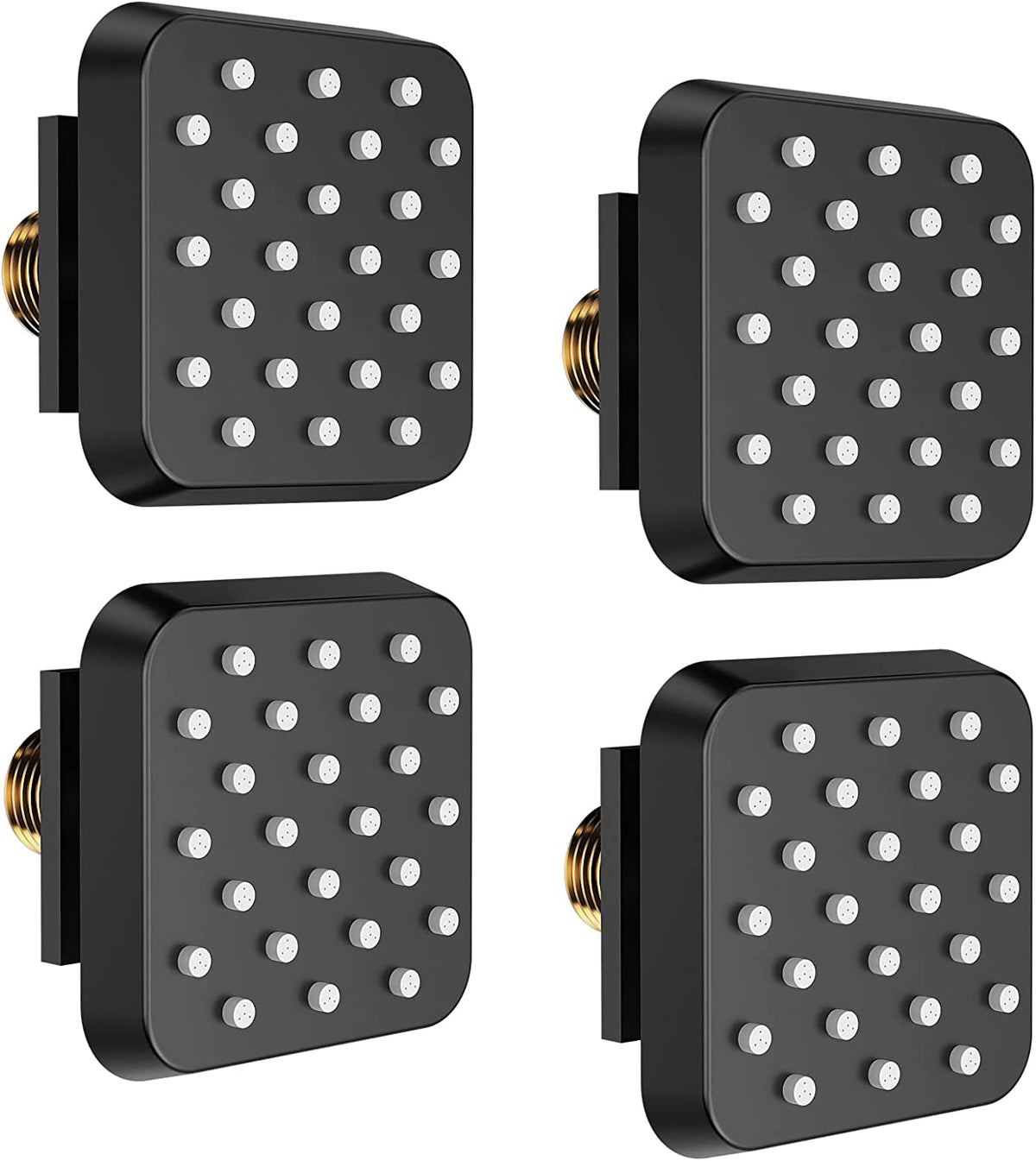 Bostingner Shower Jets Body Spray Spa Massage Jets 2.63 Inch Square Ma